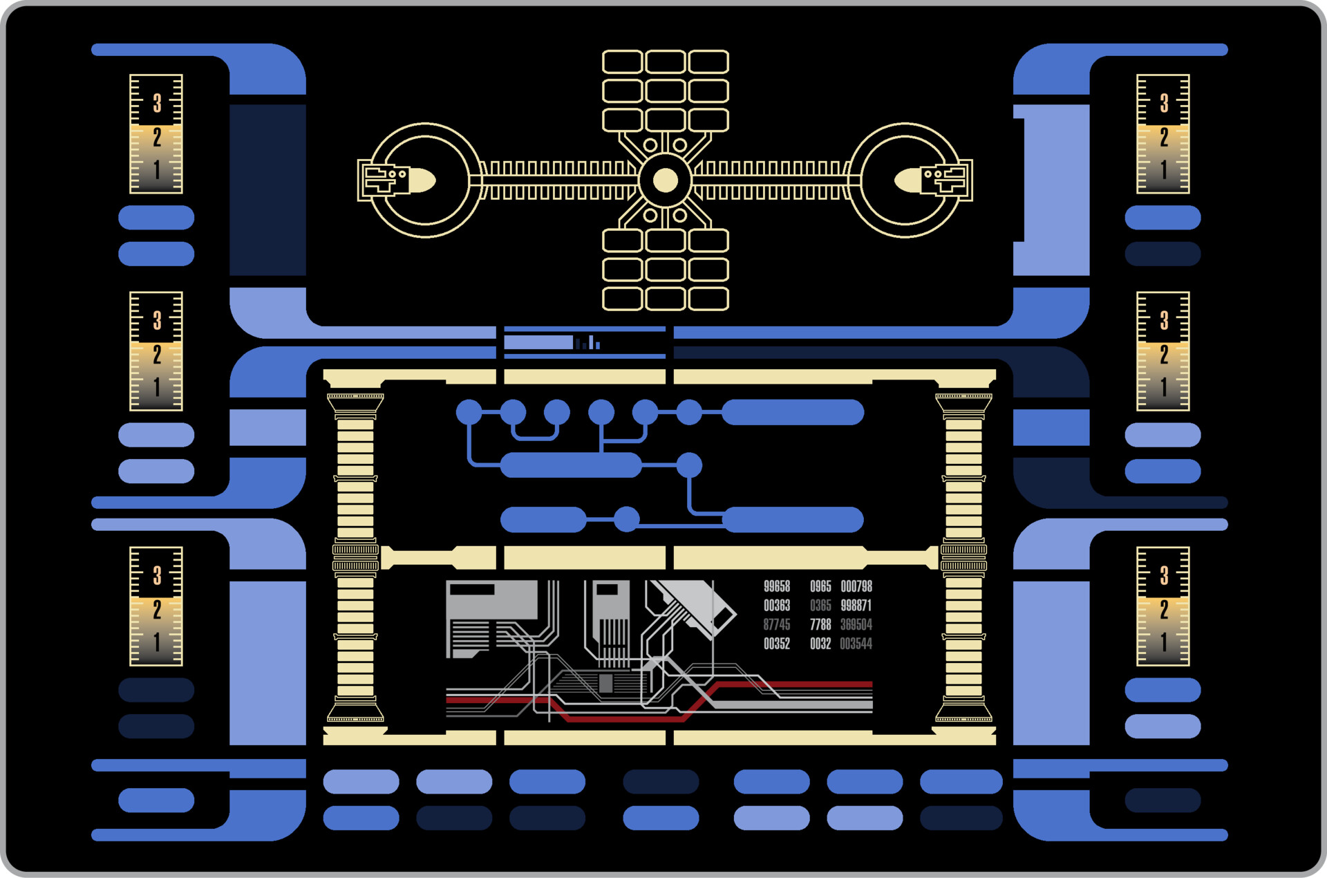 Creation Cupboard - Warpcore LCARS screens