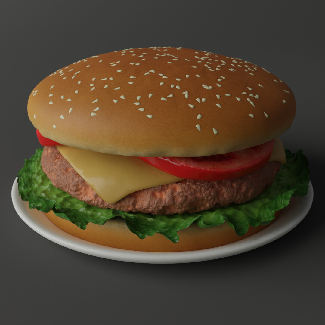 ArtStation - Just a Burger