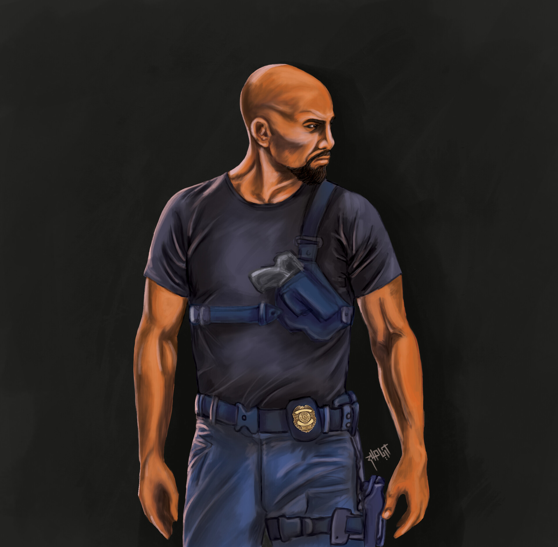 ArtStation - Police Officer