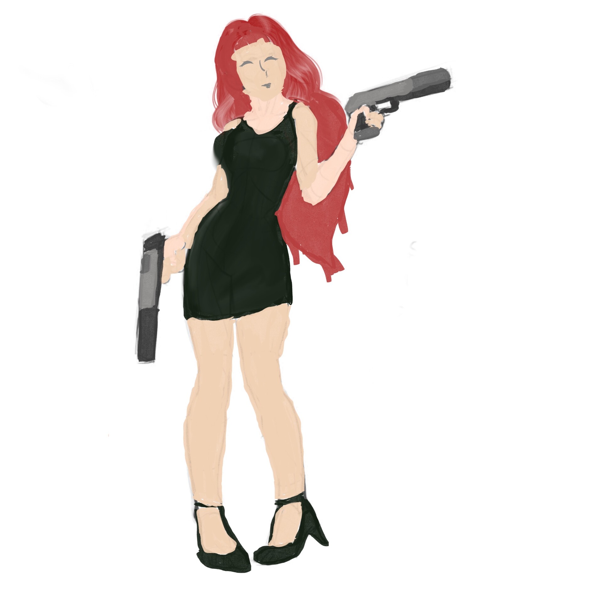 ArtStation - Gunner woman