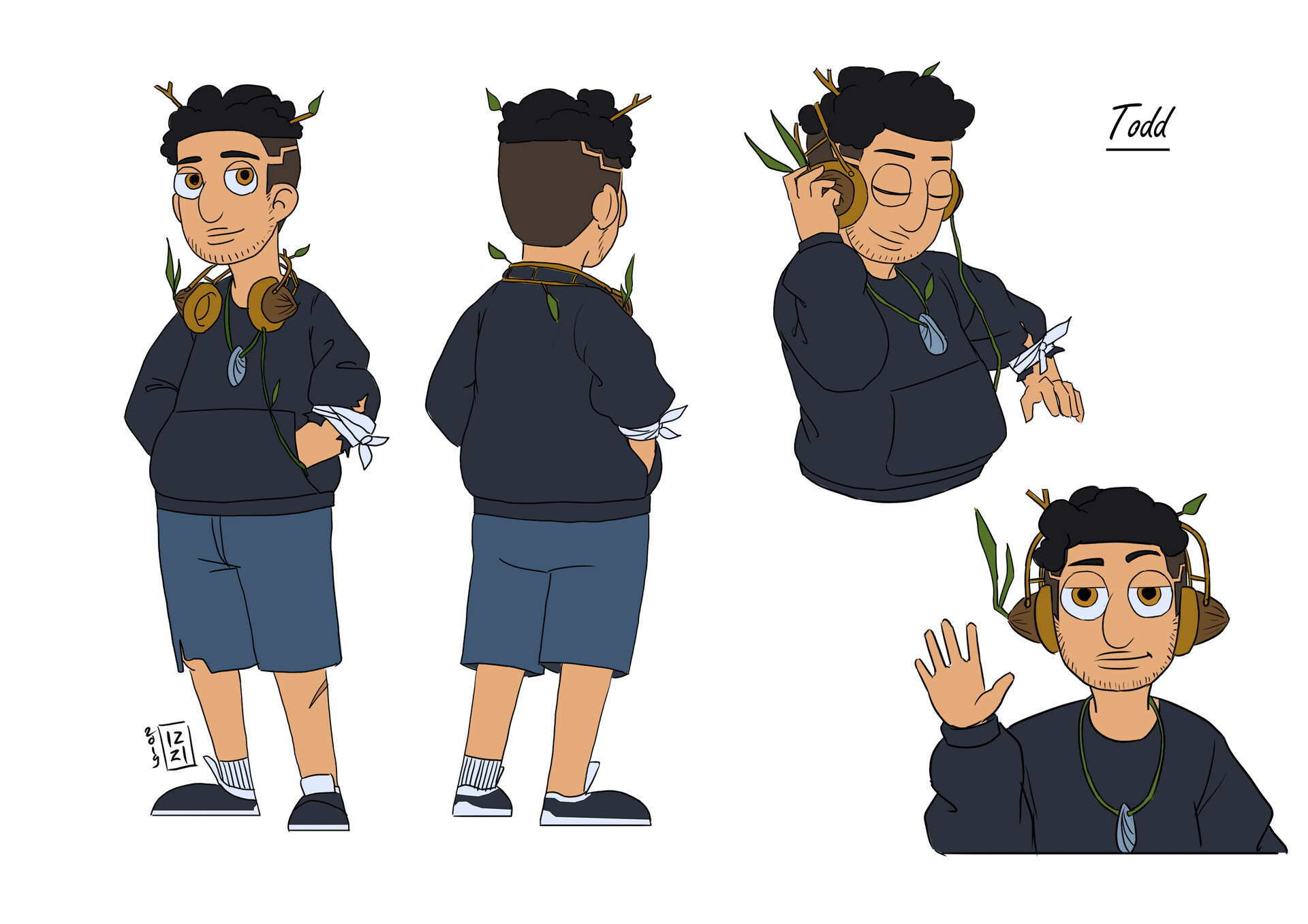 Stranded Cartoon Characters