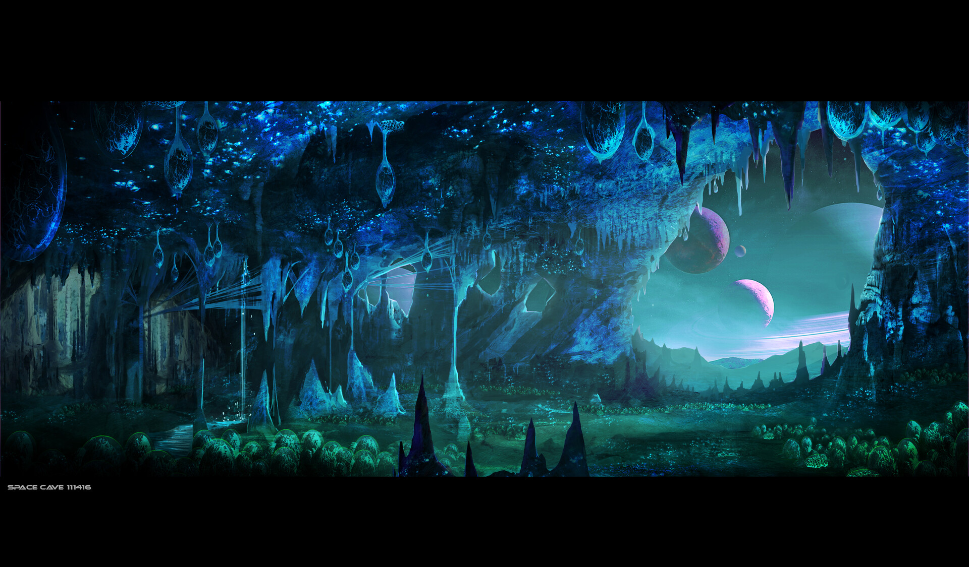 ArtStation - Space Cave Stage