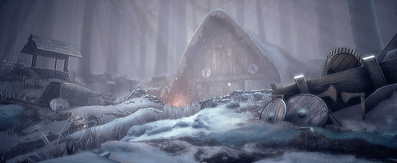 James Rafferty - Snowy Viking Environment