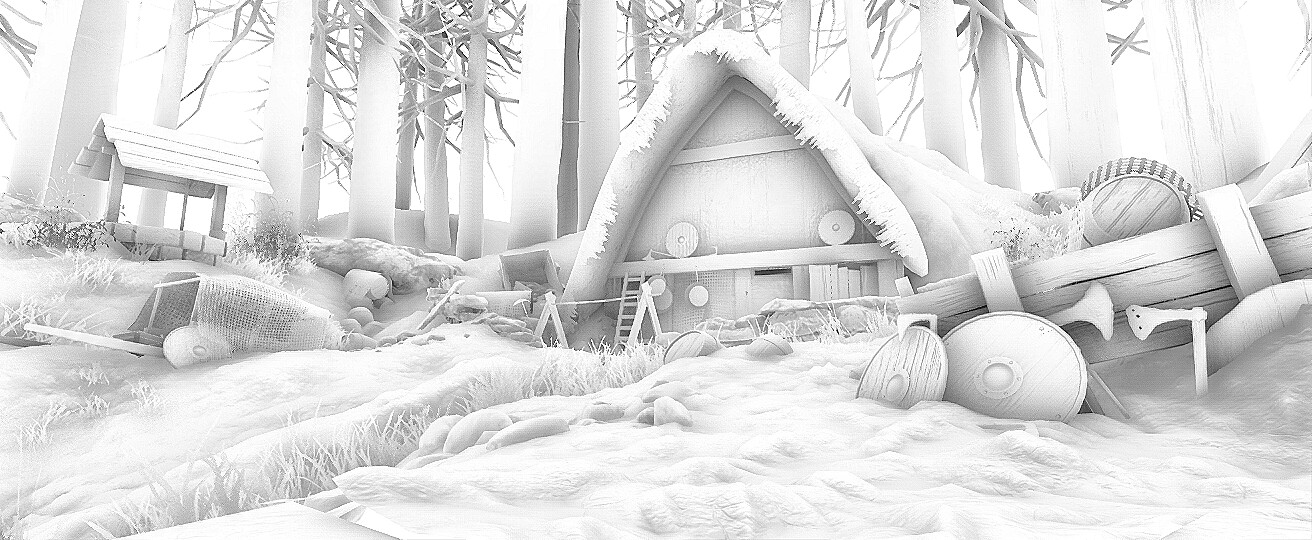 James Rafferty - Snowy Viking Environment