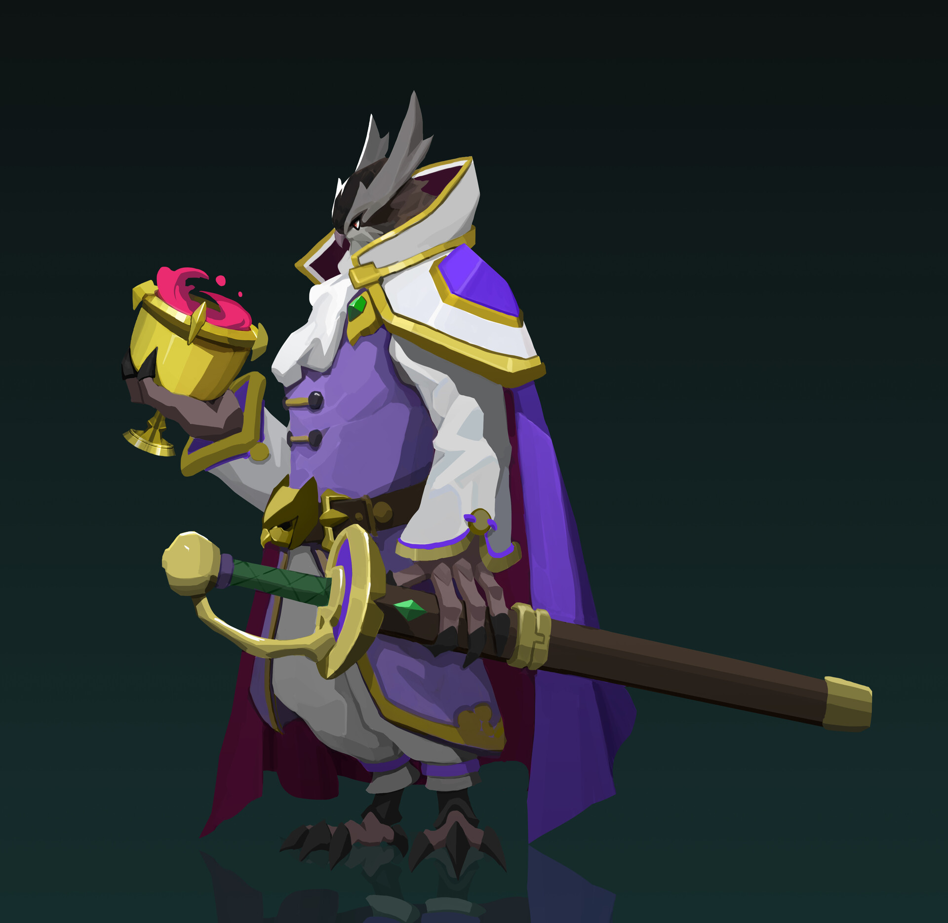 ArtStation - The Royal OWL——DUKE