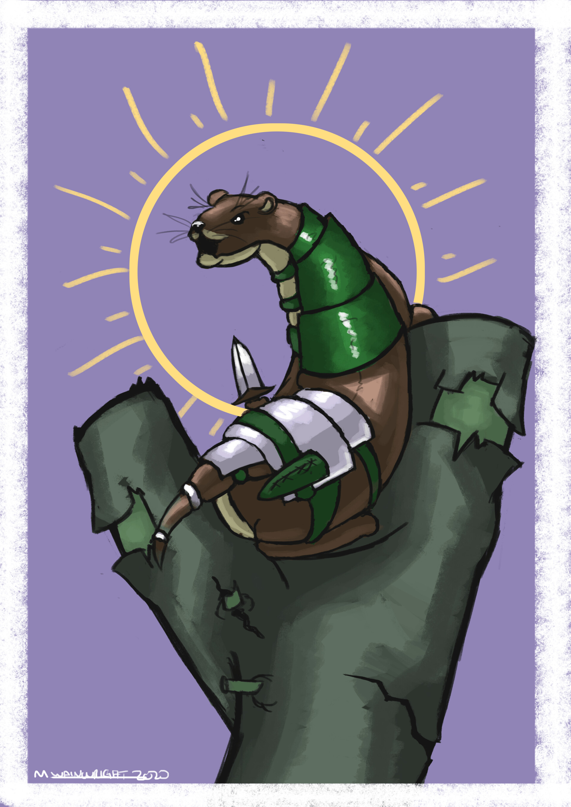 ArtStation - Rodney: The Battle Weasel