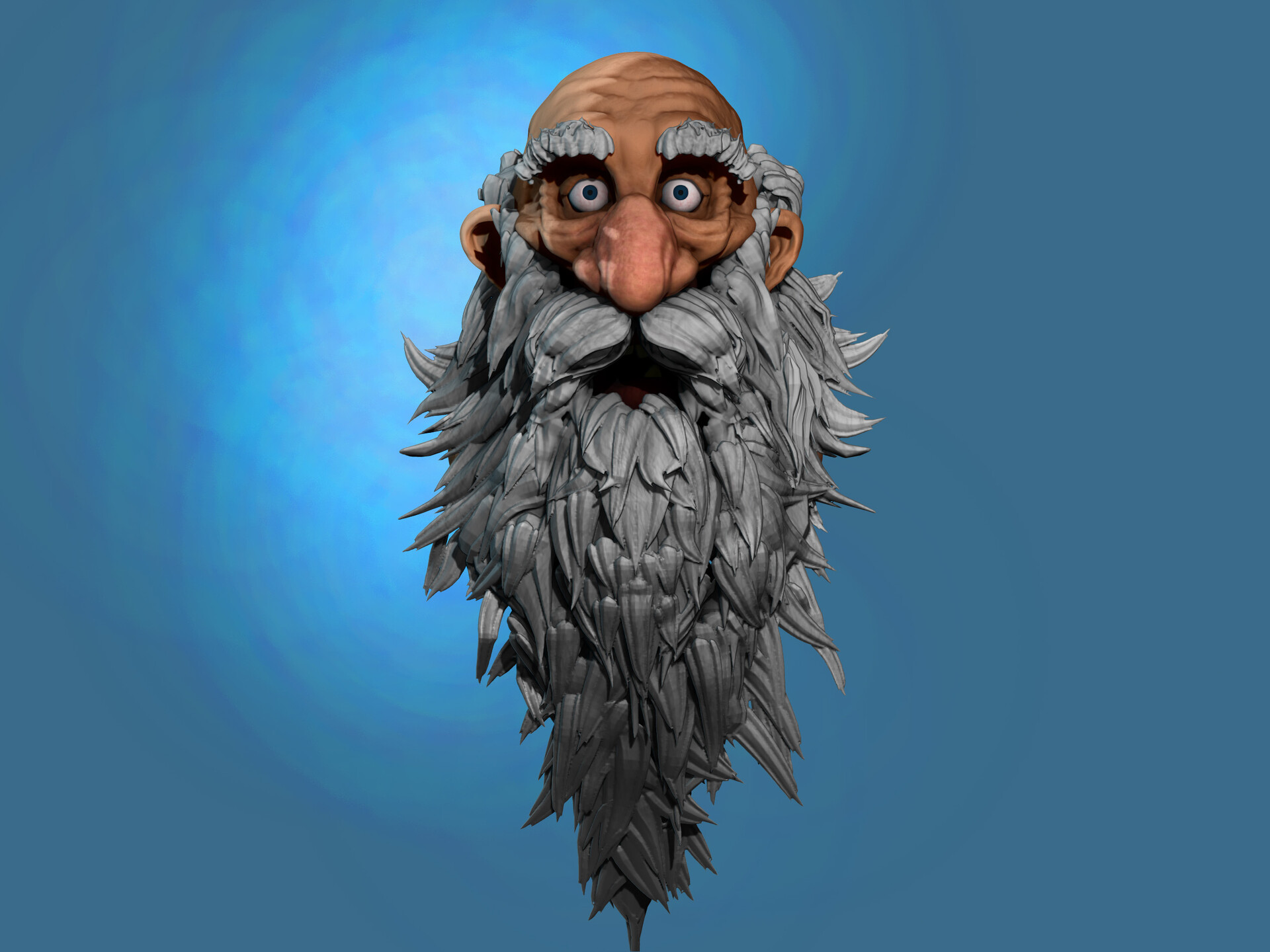 ArtStation - Old Man 3D Model 2.0