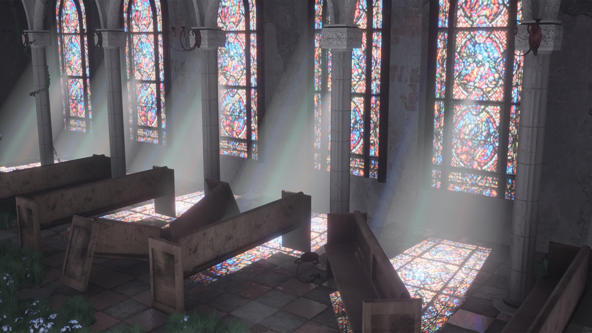 ArtStation - Abandoned Church Environment