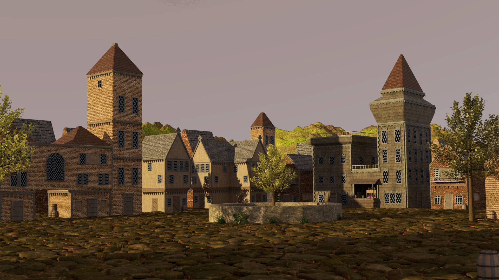 ArtStation - Medieval Square