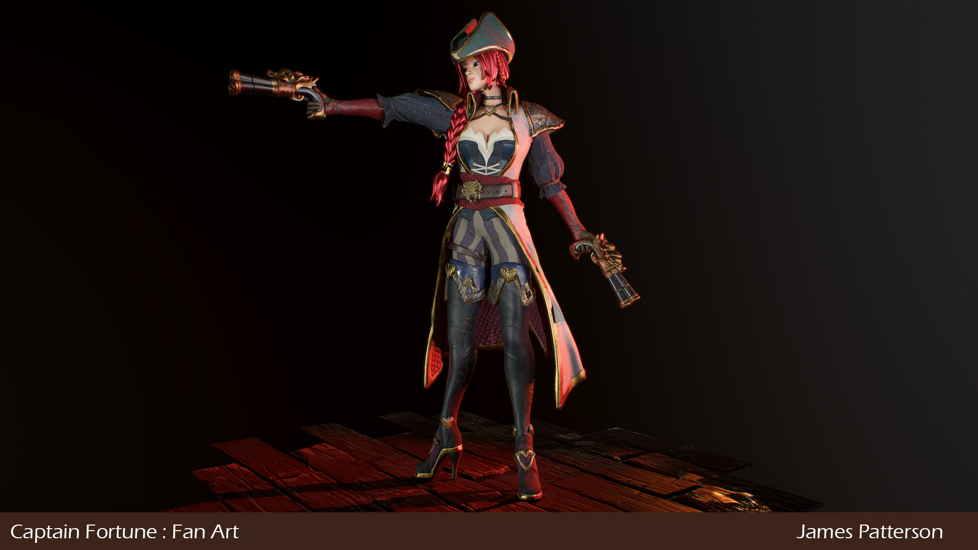 James Patterson - Captain Fortune - Fan Art