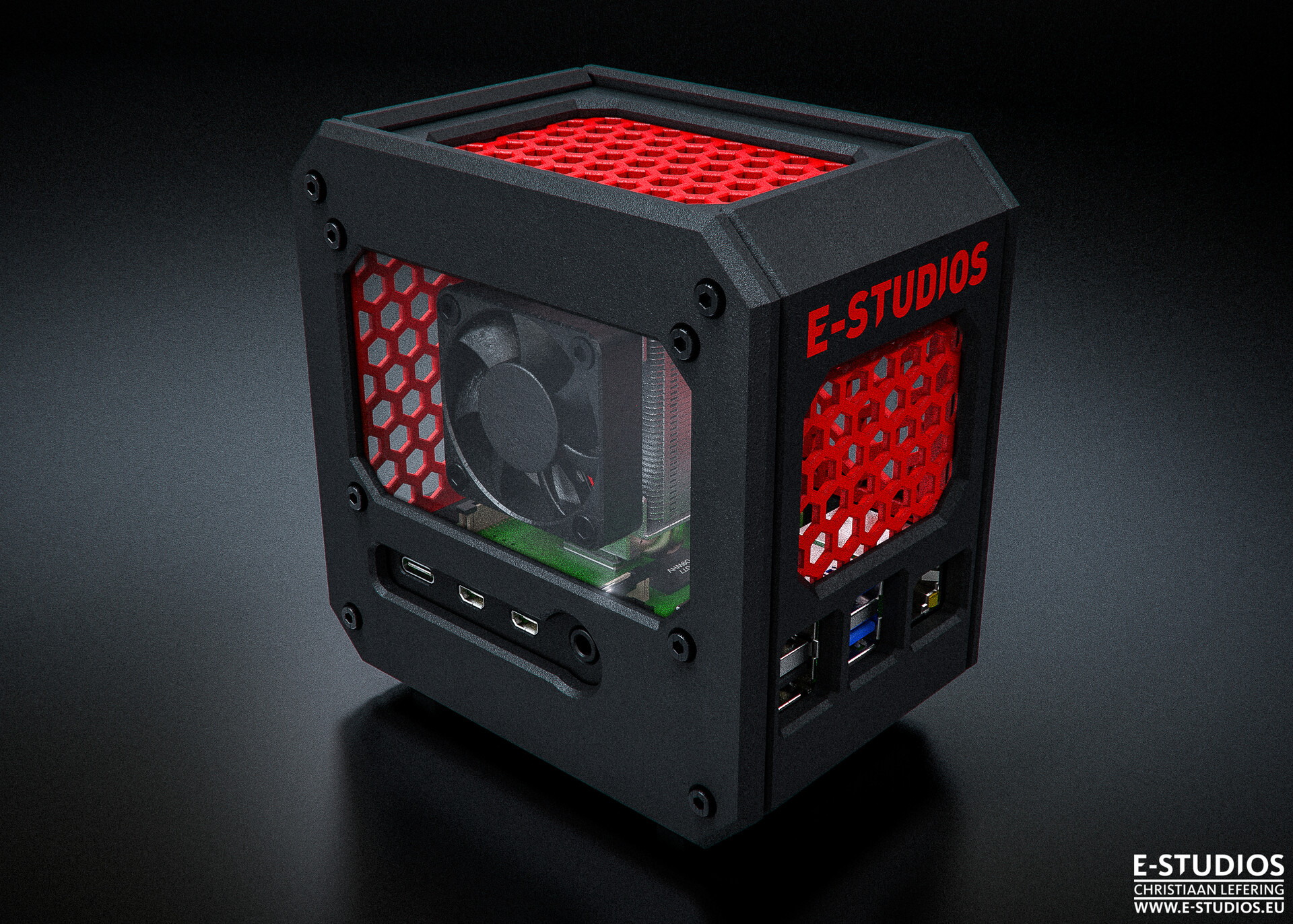 Christiaan Lefering - Raspberry Pi 4 - Micro Tower Case