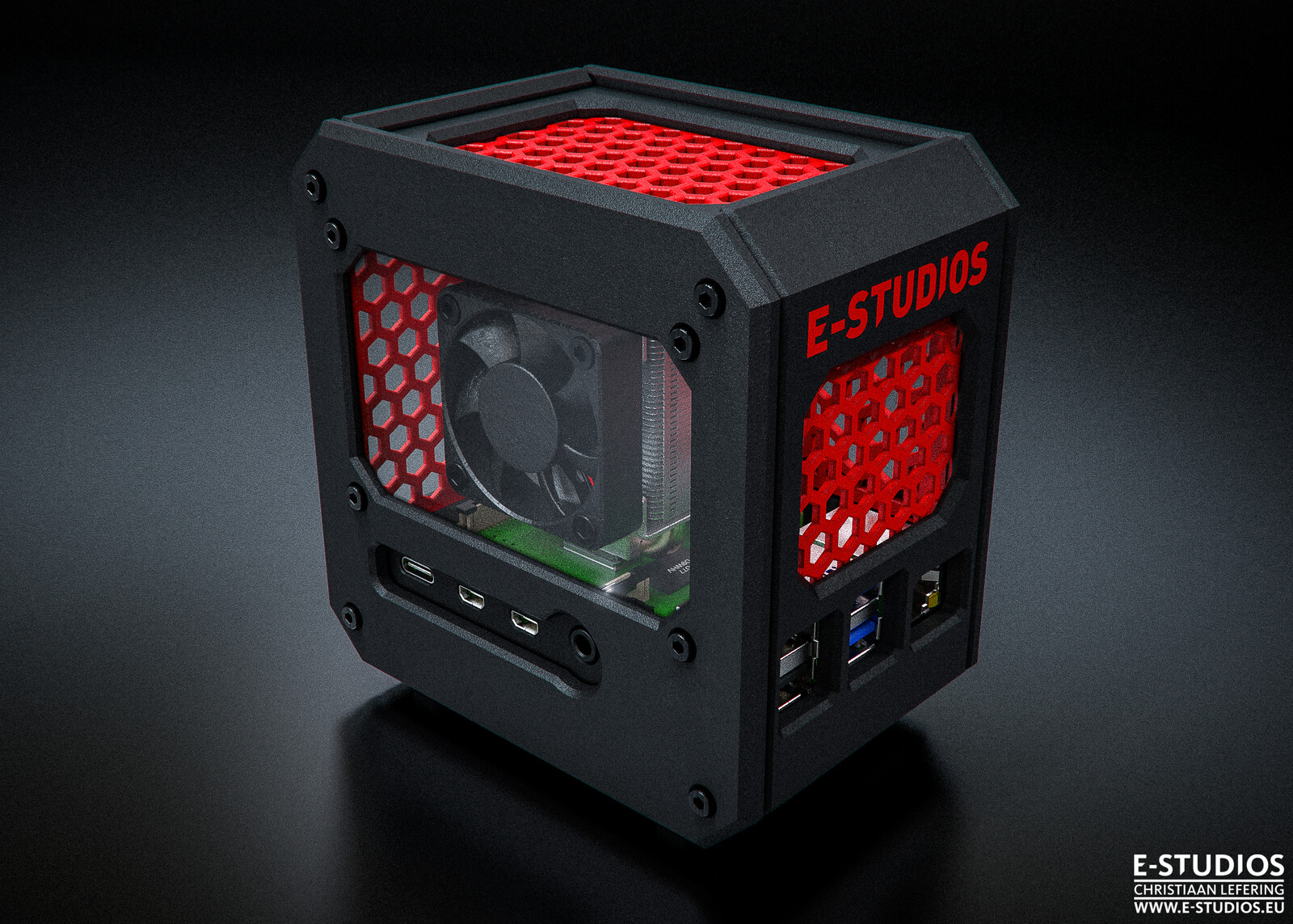 Christiaan Lefering - Raspberry Pi 4 - Micro Tower Case