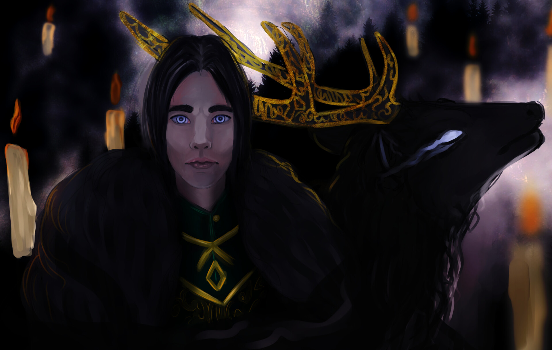 ArtStation - Heavy Sits the Crown, Teneal (Teewi)