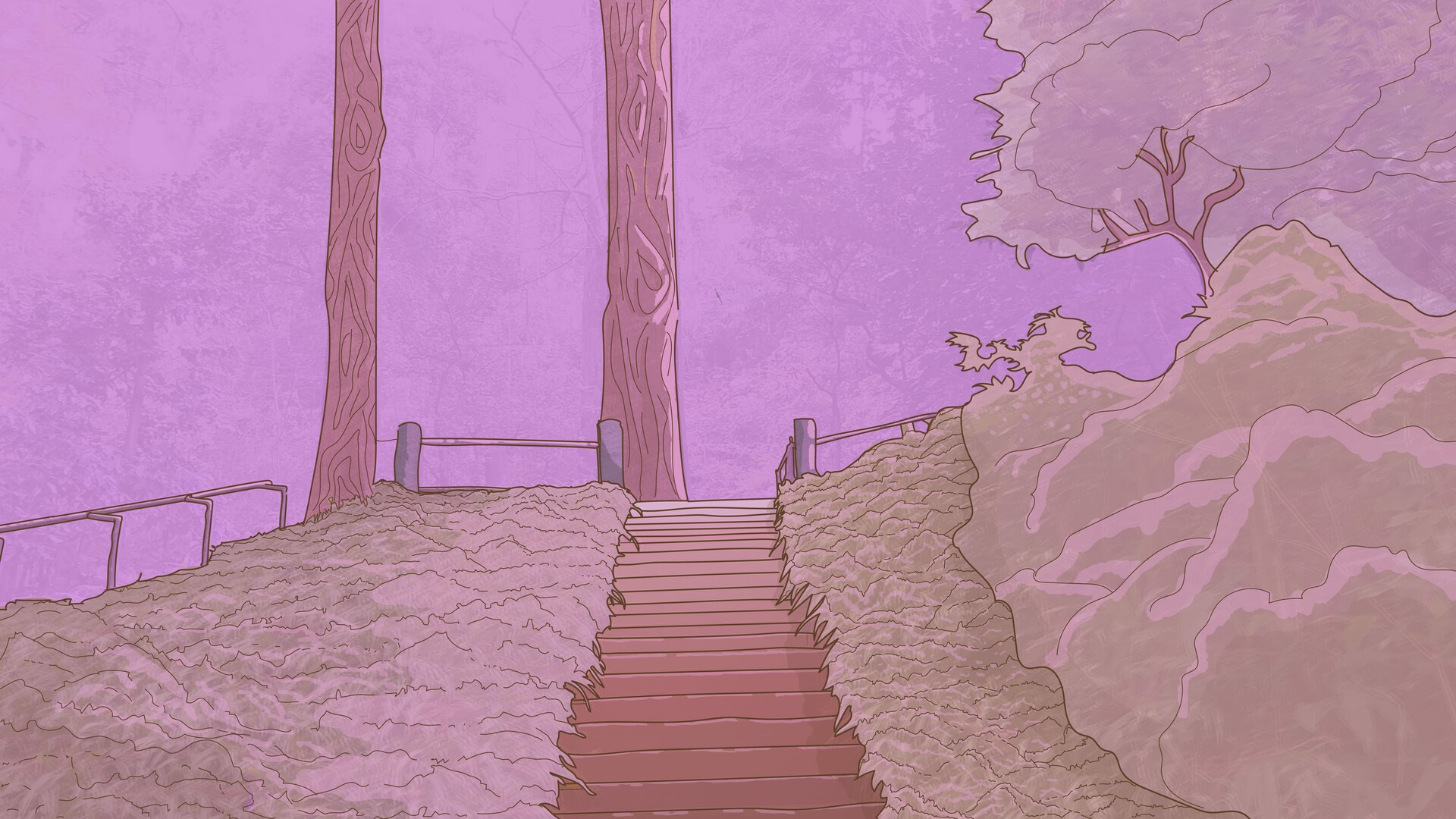 ArtStation - 2019-03-25 Stairs Background