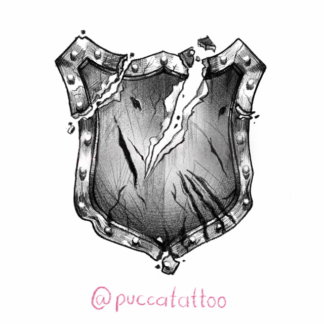 ArtStation - Shield Drawing