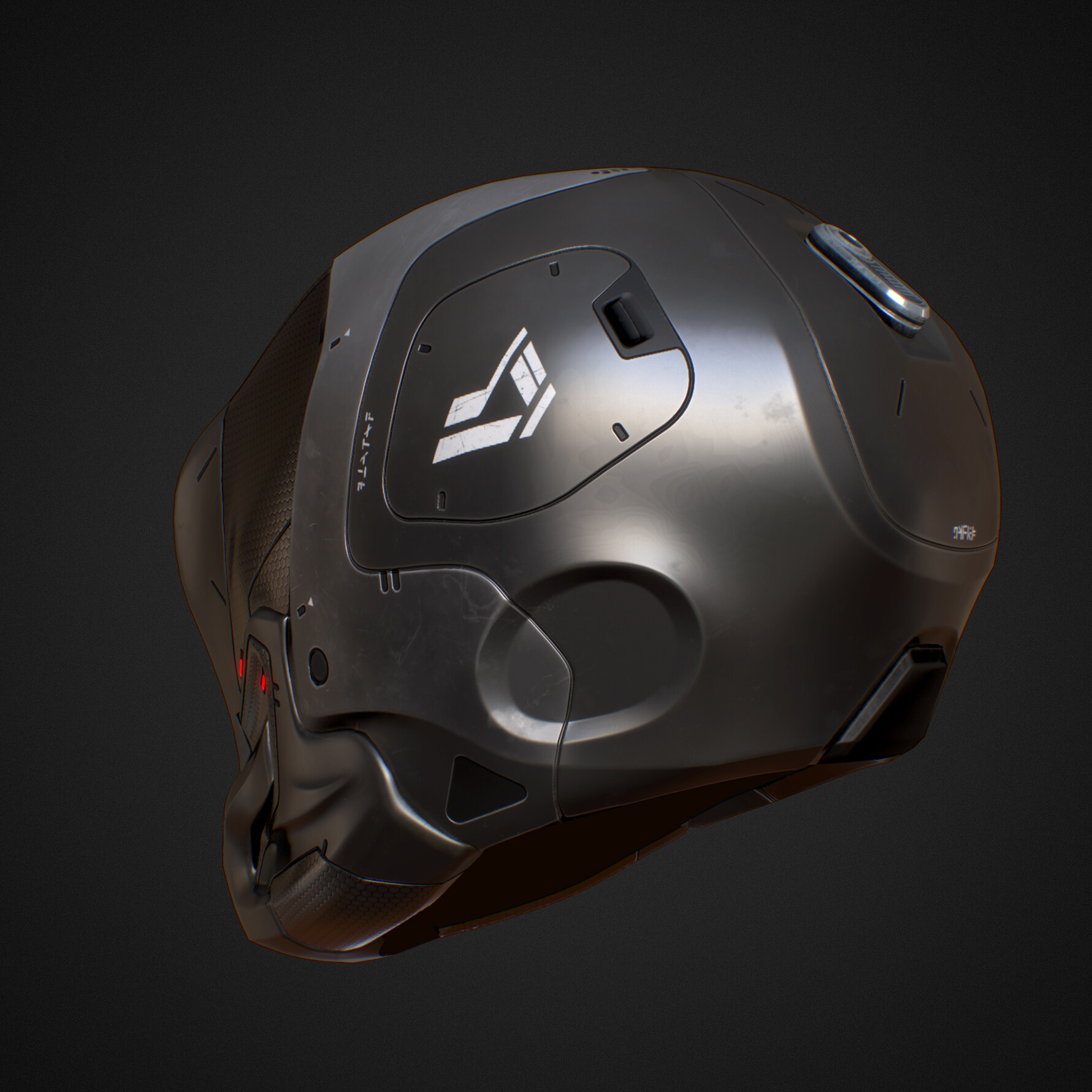 Andrew Luzanov - Sci Fi alien helmet concept