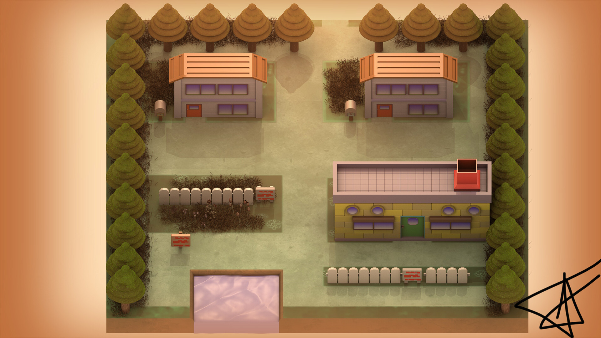 ArtStation - Pokemon Pallet Town