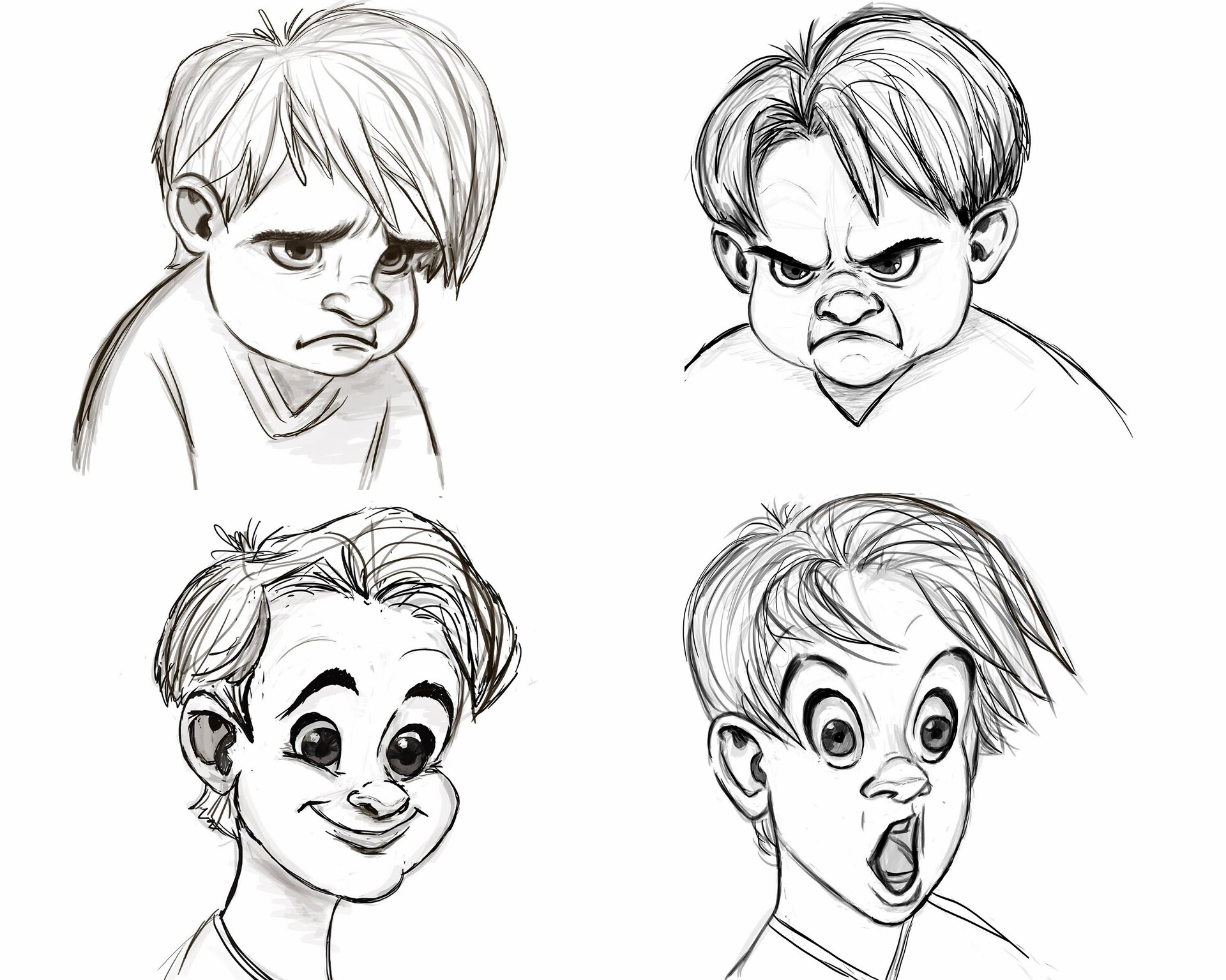 ArtStation - Expression emotion.