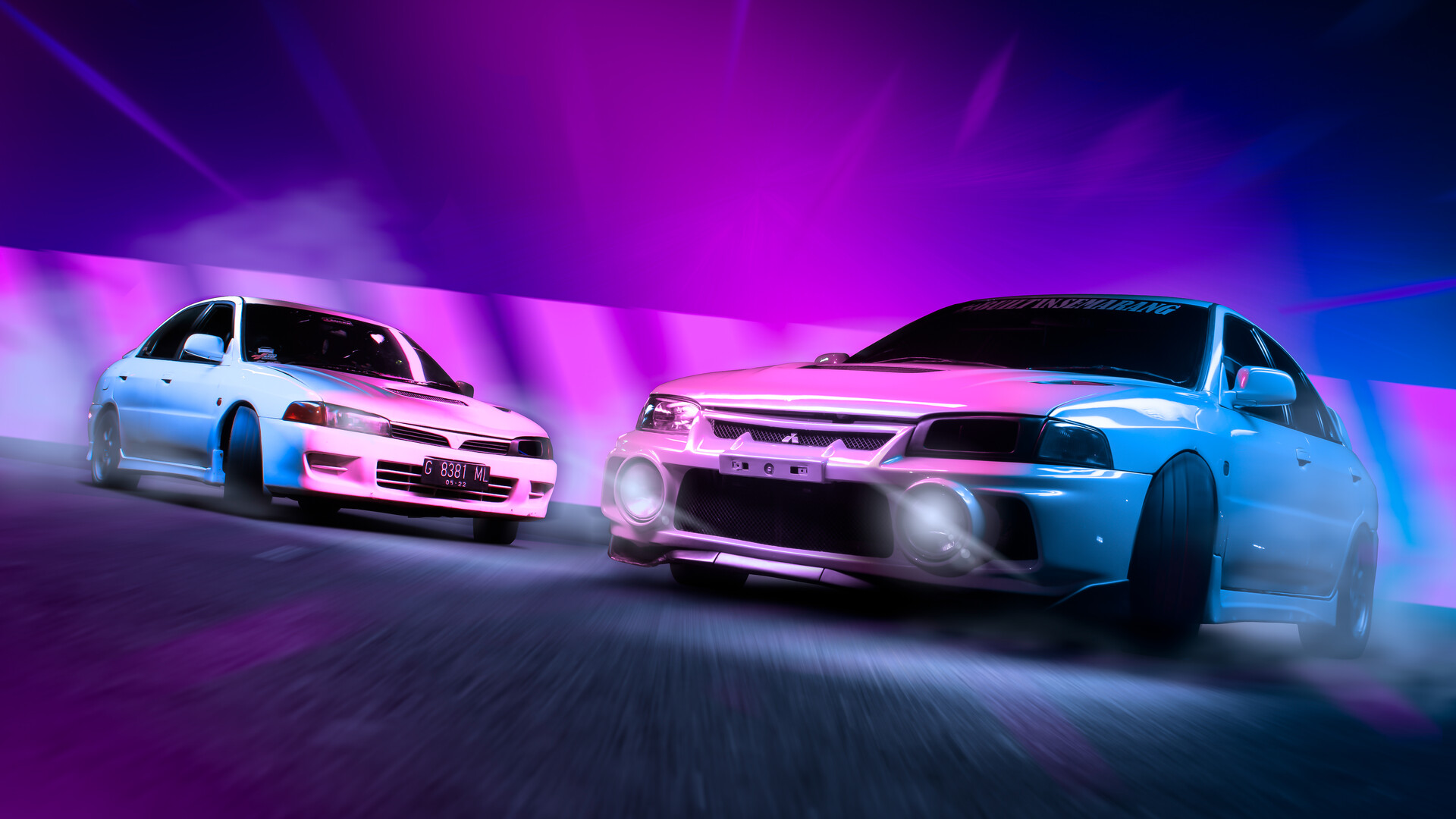 ArtStation - Mitsubishi Lancers - NFS Heat Style