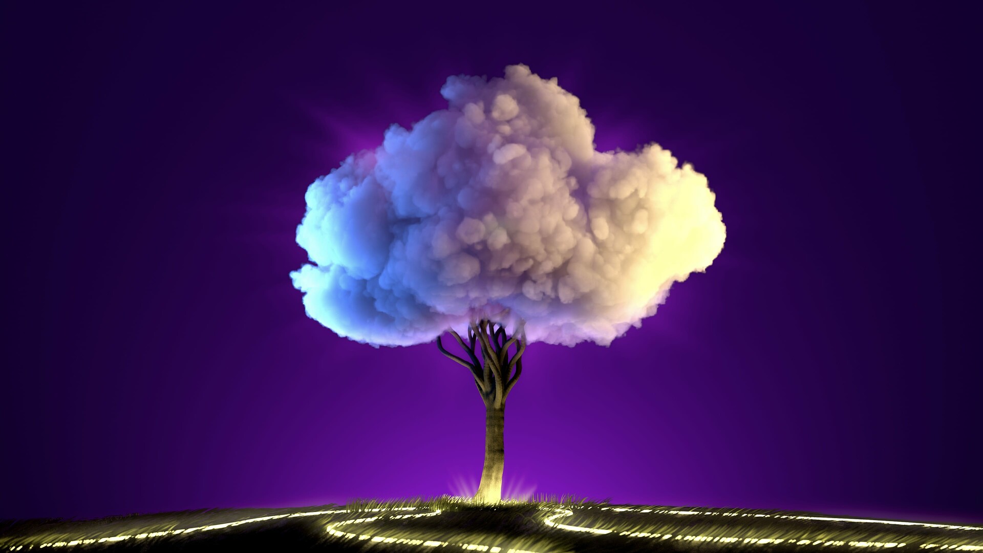 ArtStation - Tree-cloud