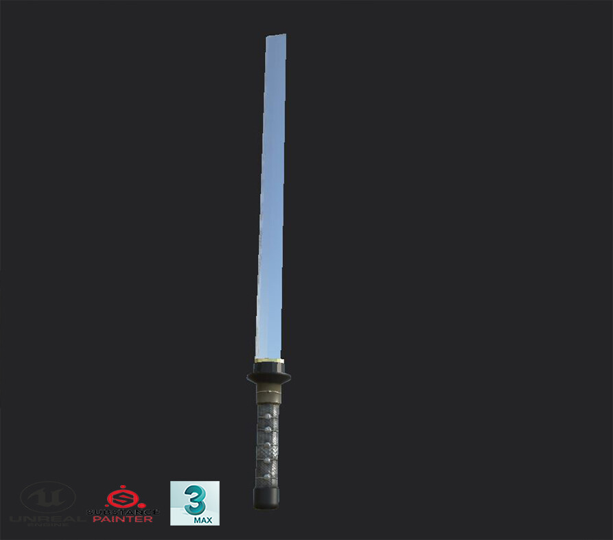 ArtStation - Katana Sword_3D model