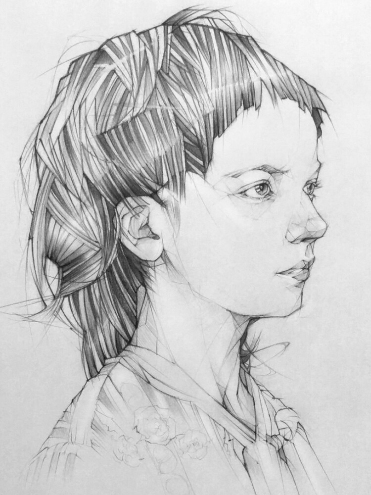 ArtStation - pencil drawing portrait Toh-Yasu藤保 #099