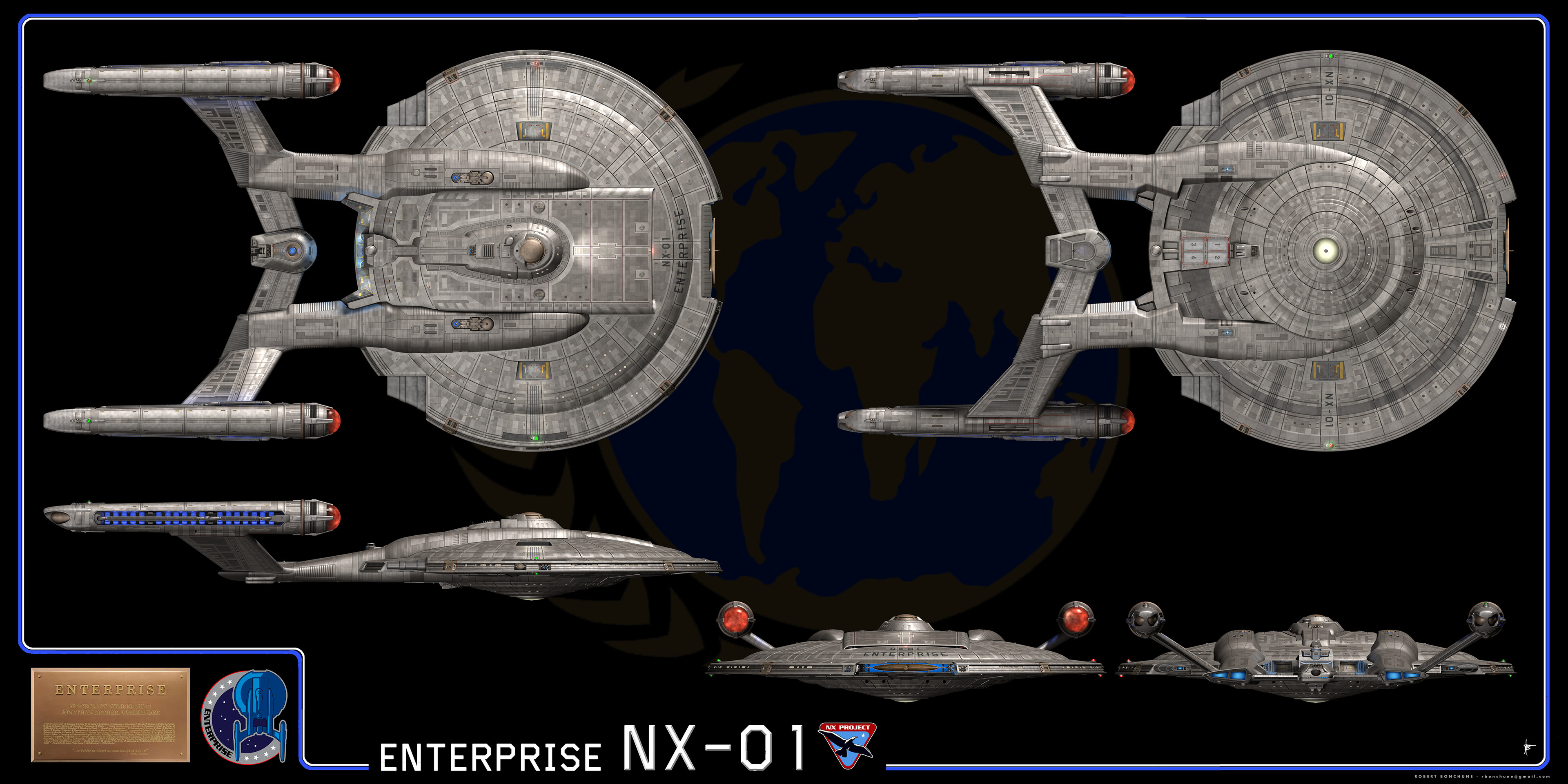 Robert Bonchune - Enterprise NX-01 (Star Trek:Enterprise)