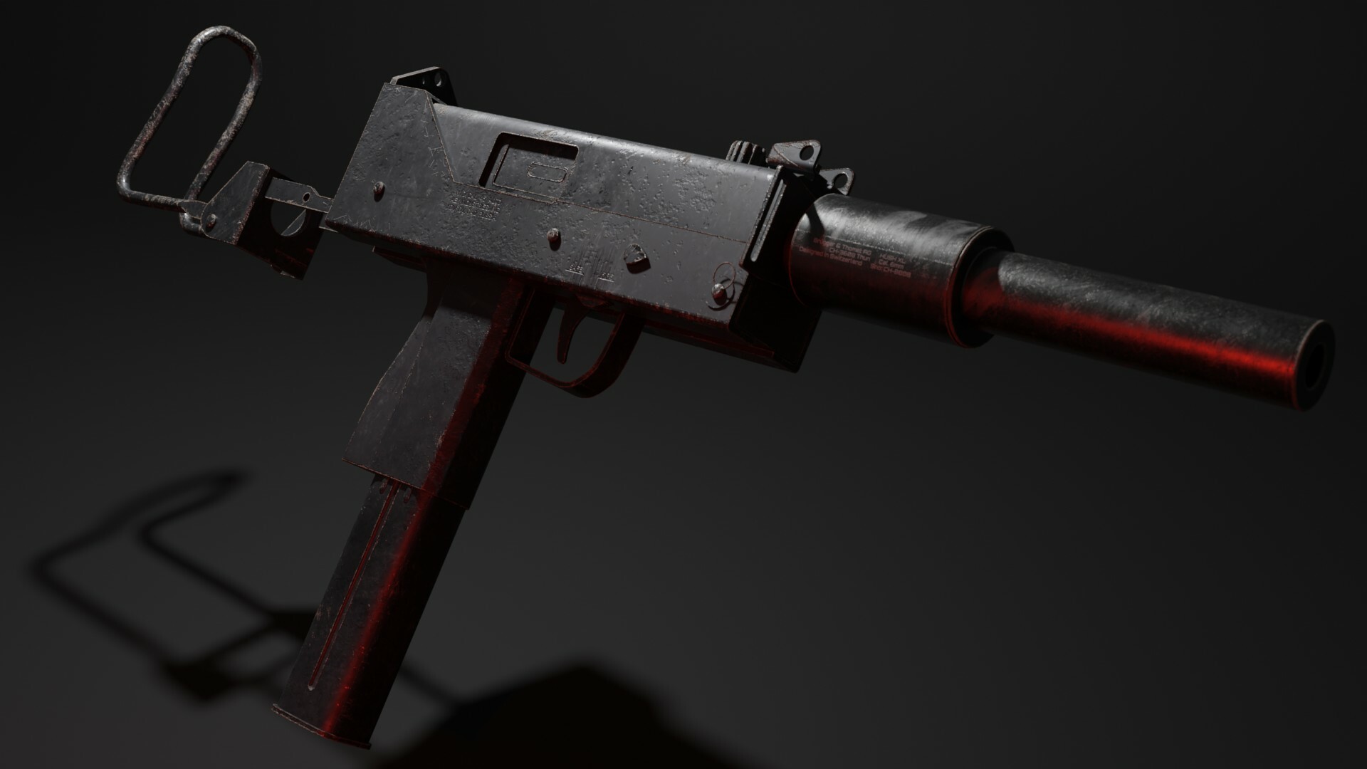 Eden Ferguson - M11 Submachine Gun Low Poly