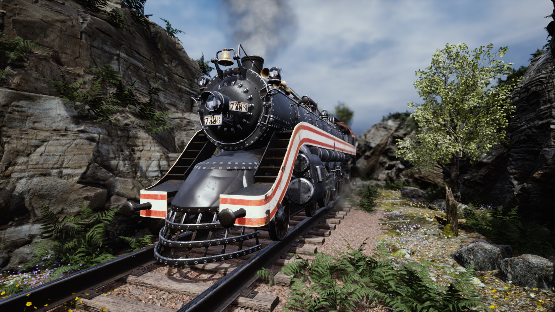 ArtStation - Steam locomotive