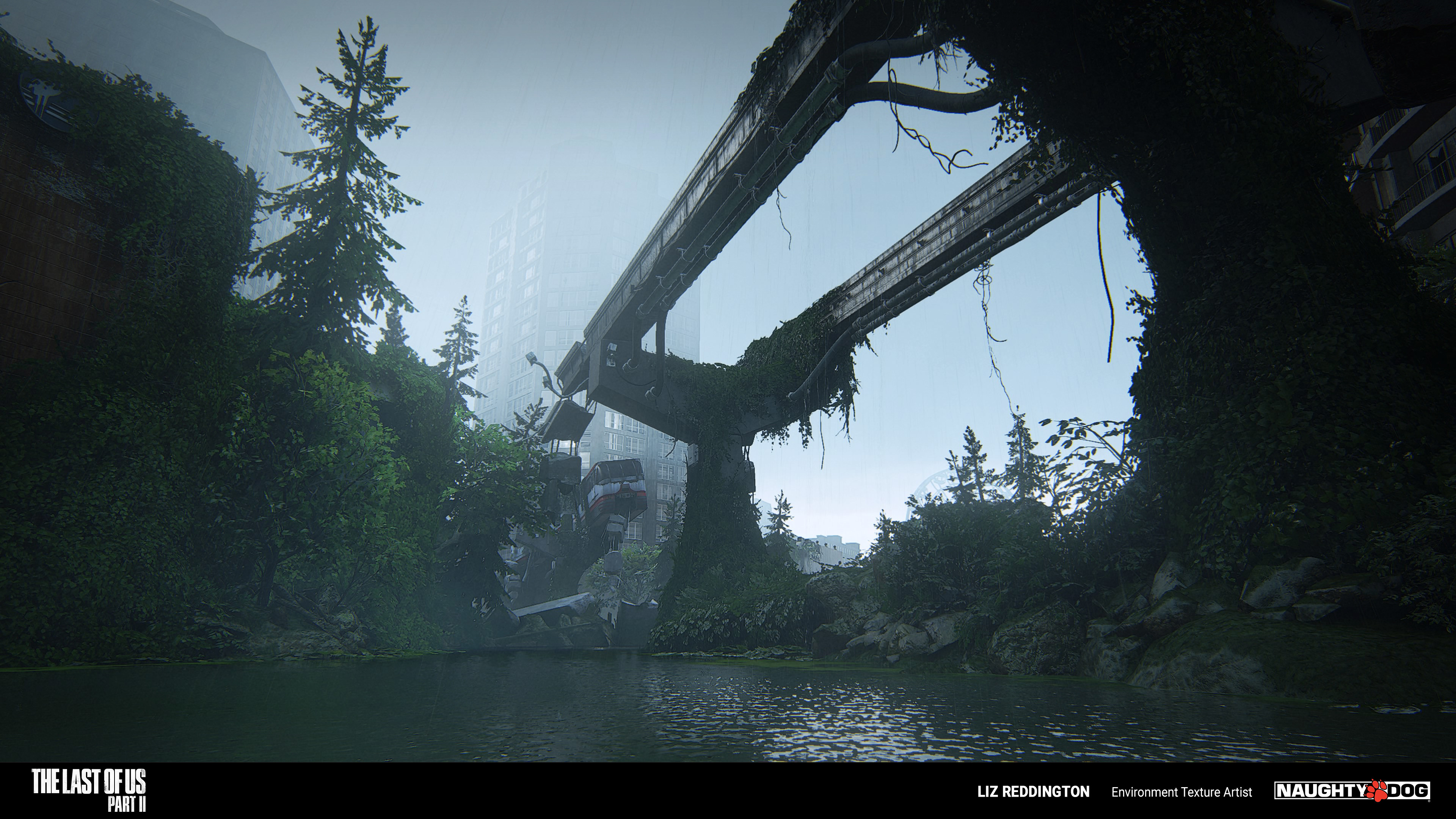 Liz Reddington - TLOU2: Flooded Seattle Streets