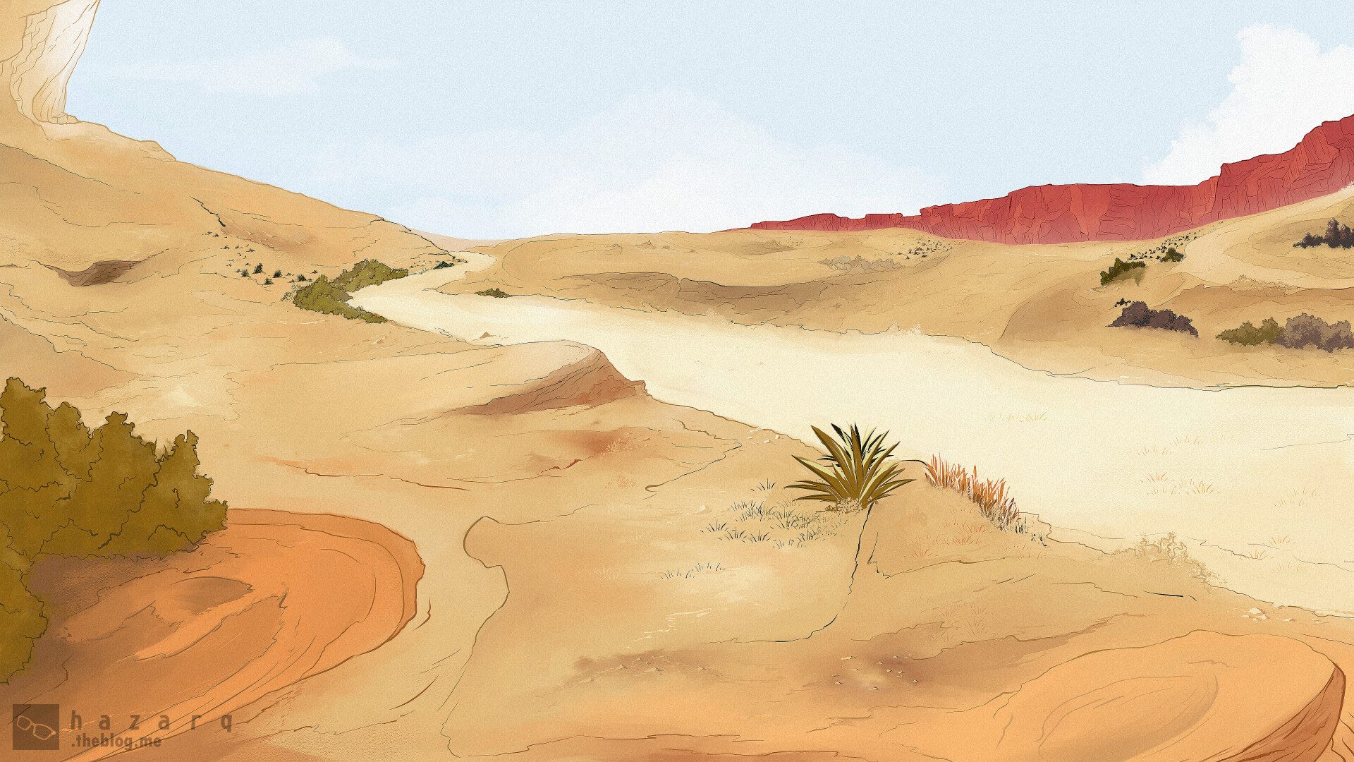ArtStation - A Desert
