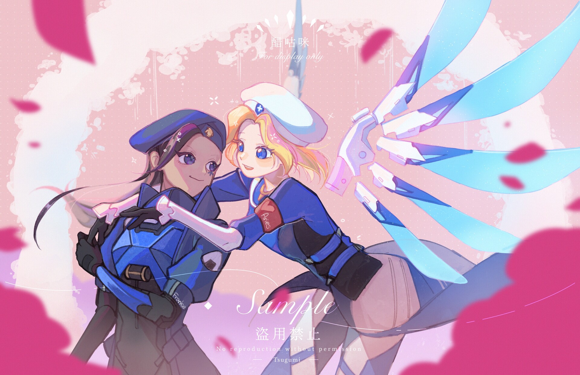 ArtStation - Ana and Mercy