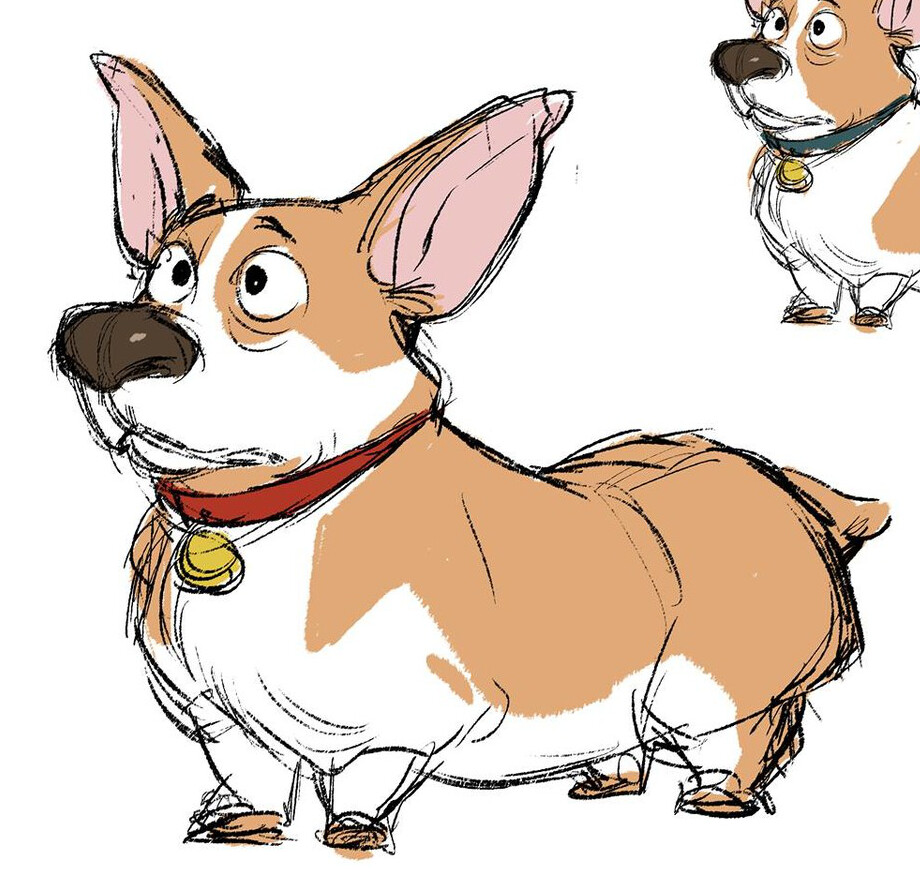 Garry Donzelli Gray - TB Choi's Corgi 2D concept to 3D by me