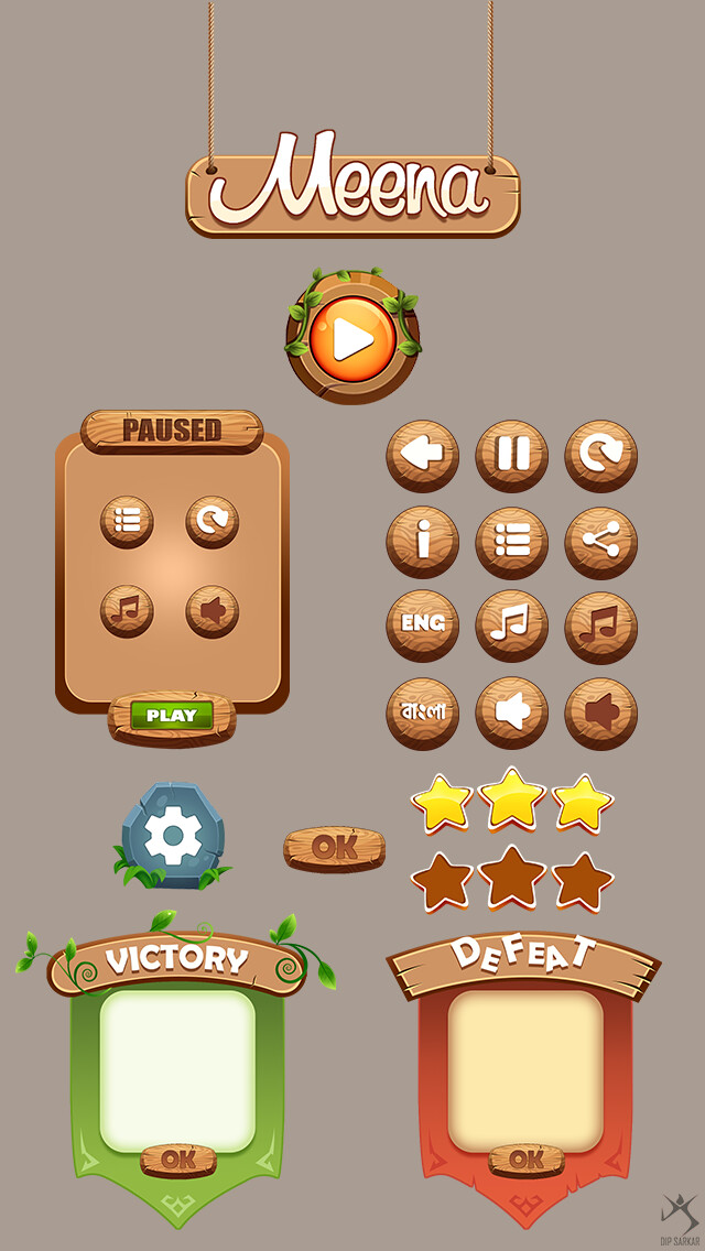 ArtStation - Game UI Design