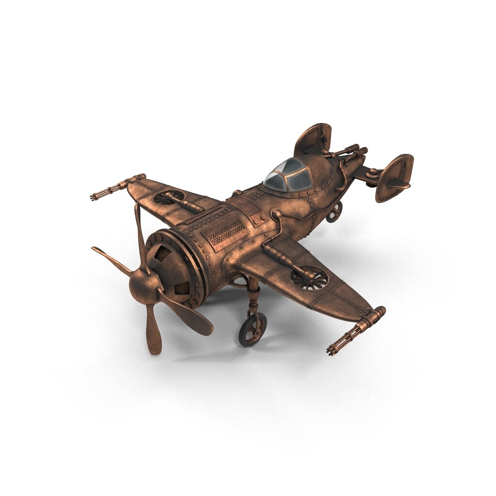 steampunk plane
