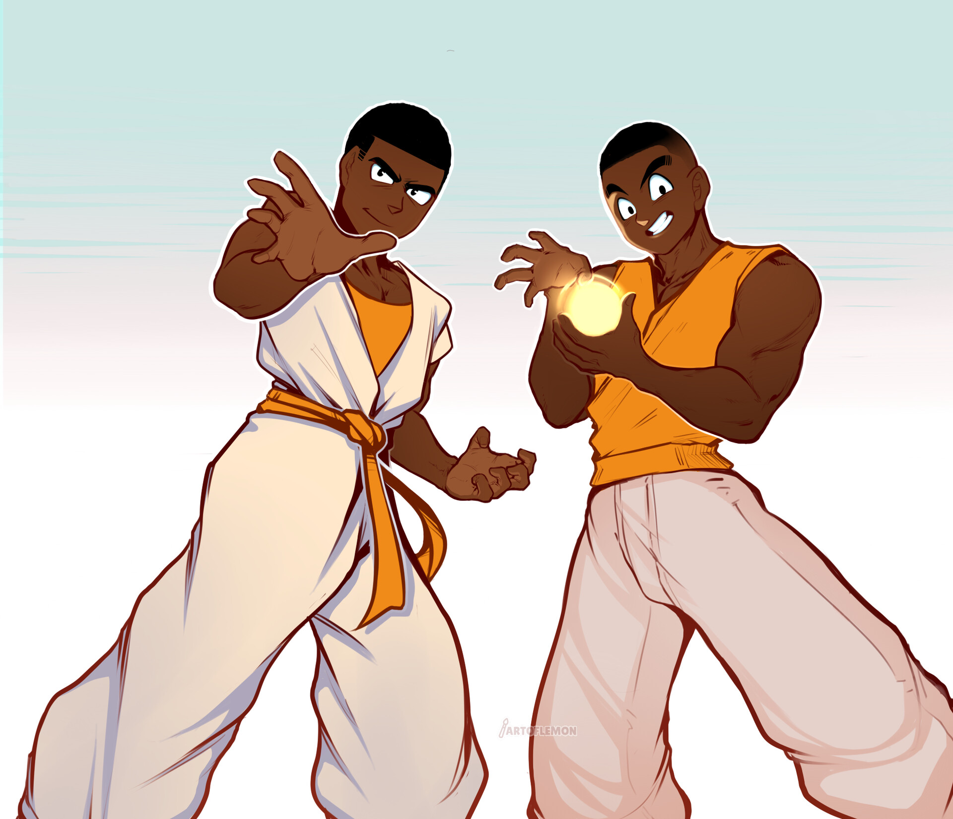 ArtStation - Dbz Custom OC commission.