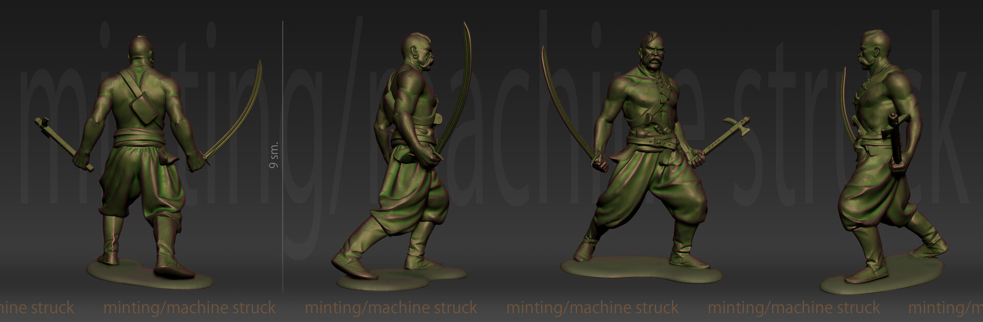 ArtStation - Kozak Fighter (minting/machine struck)