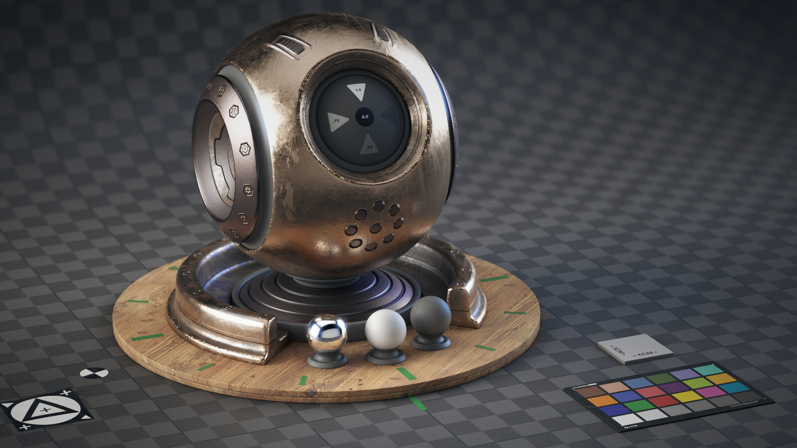 Guillaume Hulot - SHADERBALL for Maya 2020 - Arnold / Redshift / V-Ray