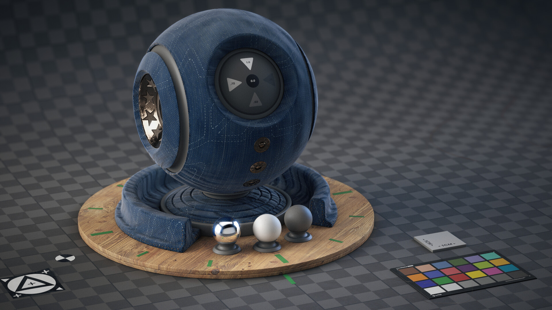 Guillaume Hulot - SHADERBALL for Maya 2020 - Arnold / Redshift / V-Ray