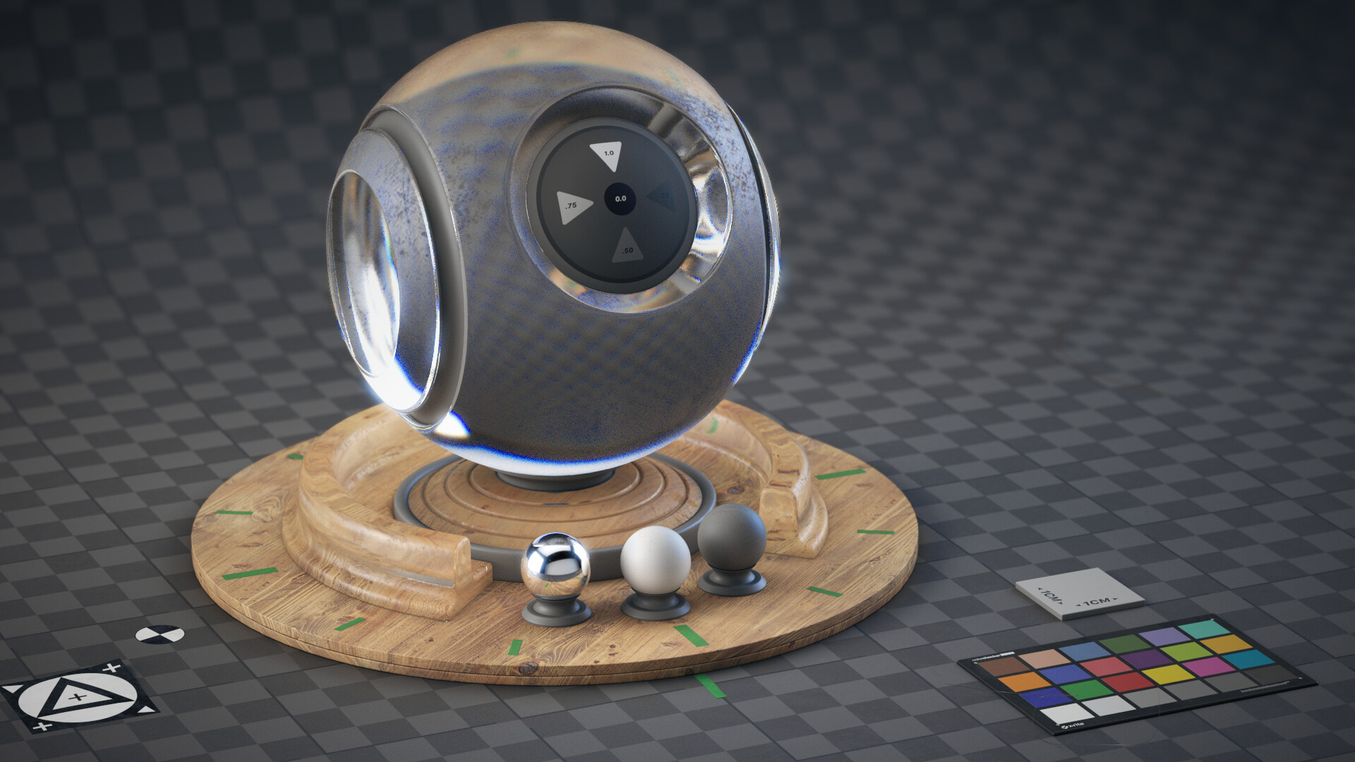 Guillaume Hulot - SHADERBALL for Maya 2020 - Arnold / Redshift / V-Ray