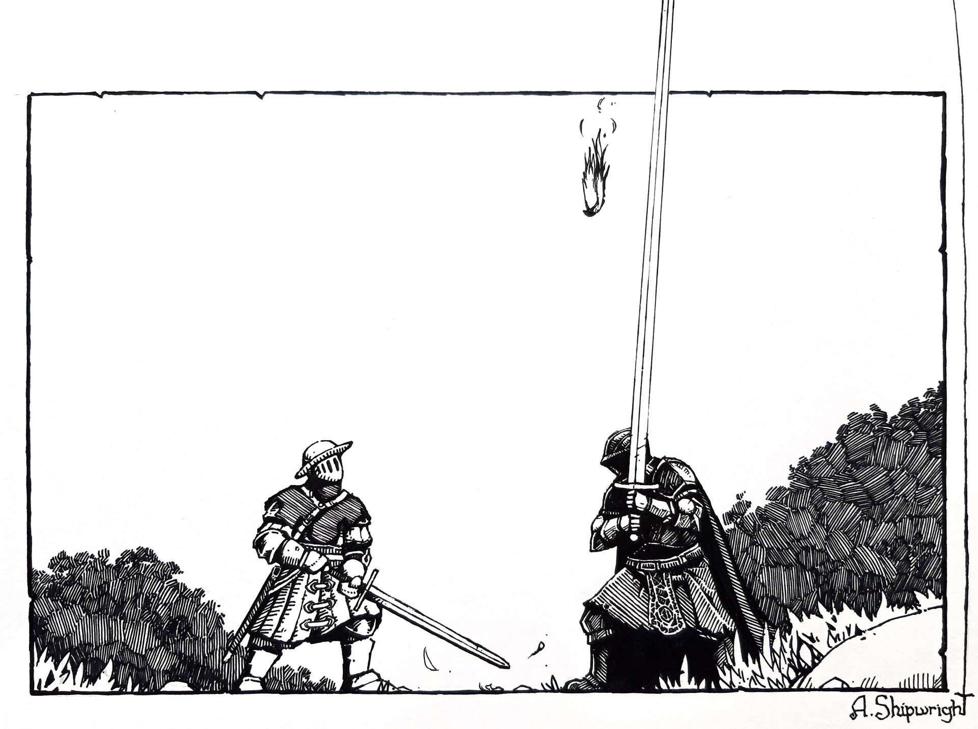 ArtStation - Long Sword Fight