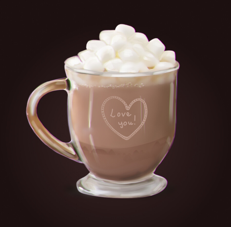 ArtStation - Hot chocolate