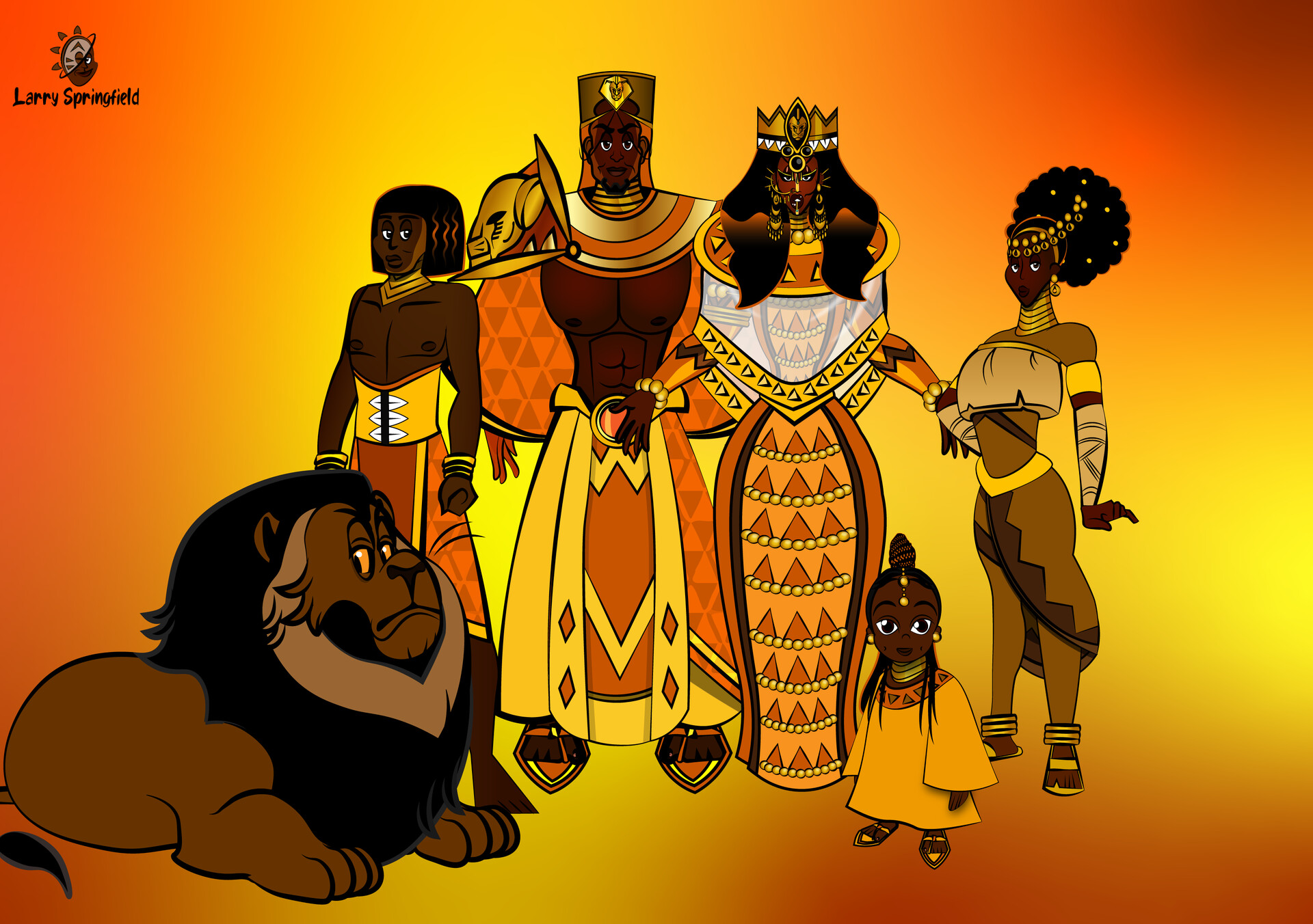 ArtStation - The Royal Family of Yankuna