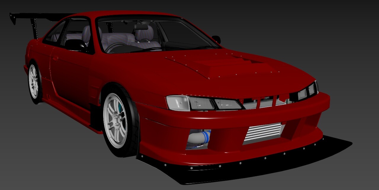 ArtStation - Nissan s14 Kouki Exceed moat