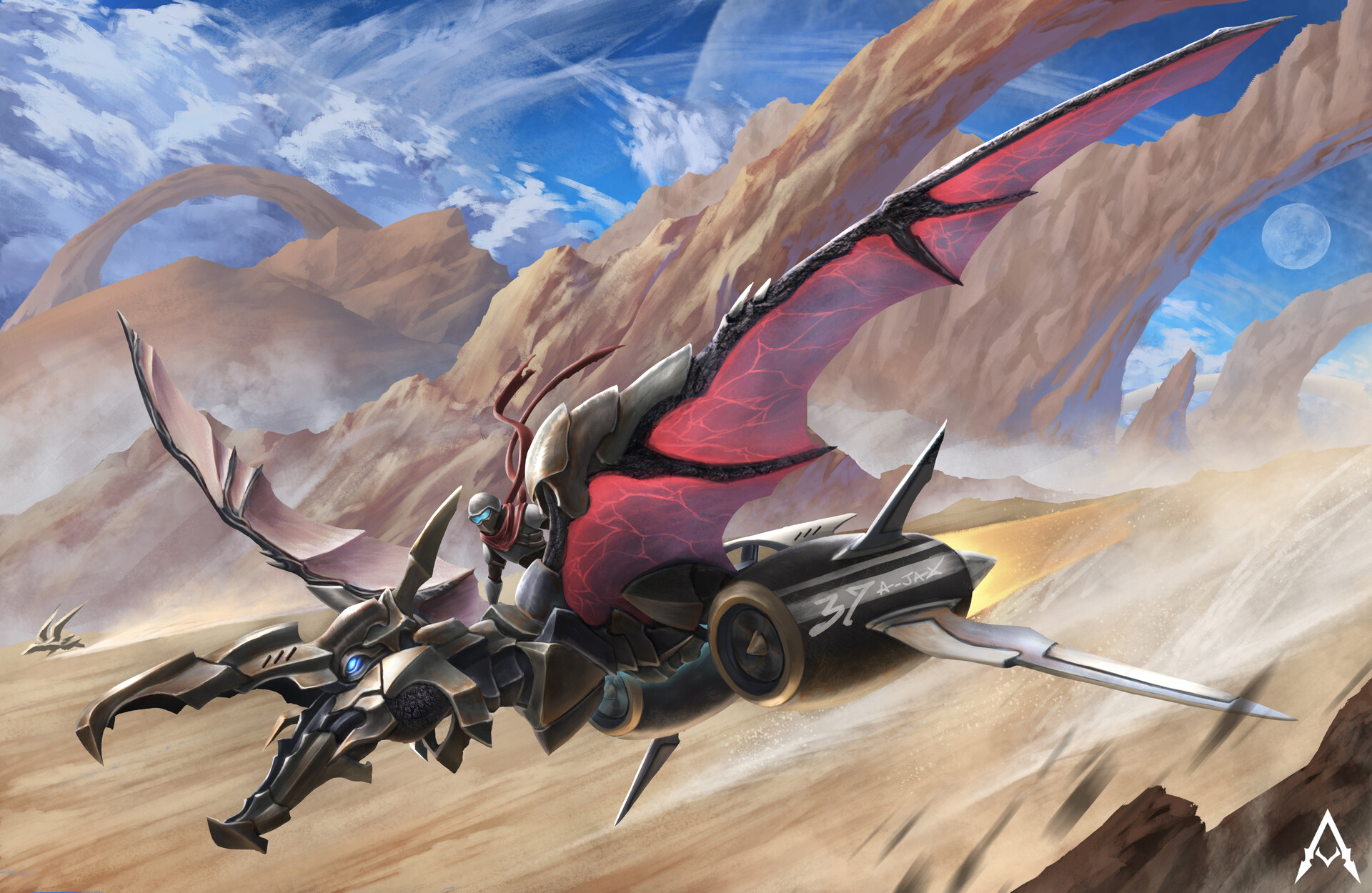 ArtStation - Biosaur racing