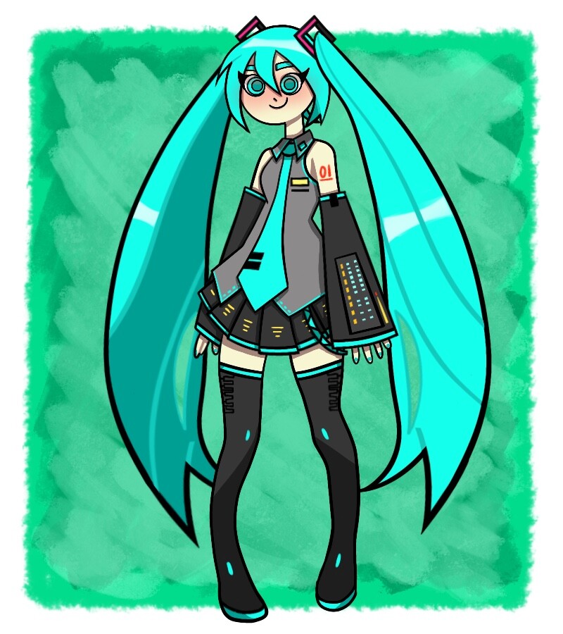 ArtStation - Hatsune Miku Redraw