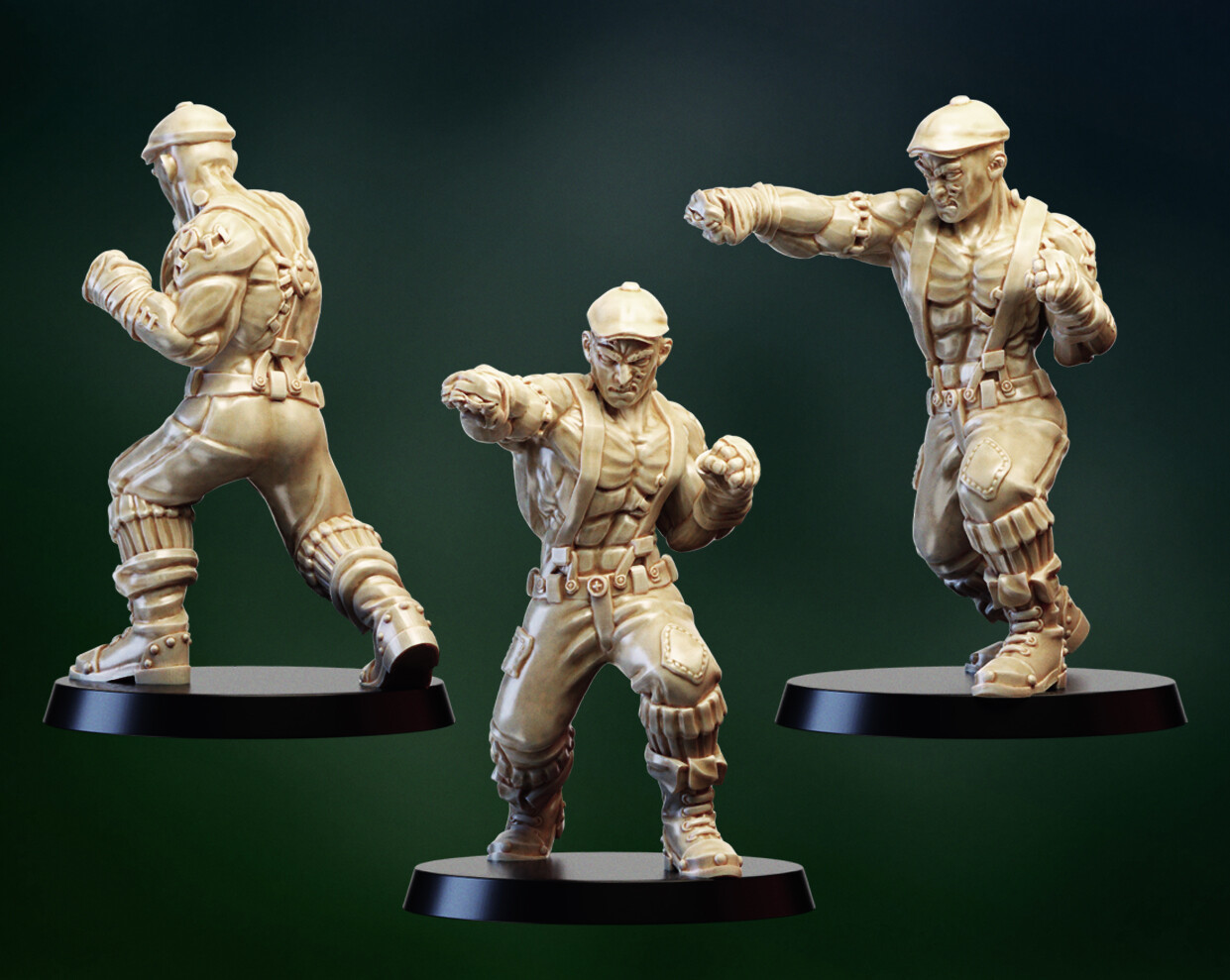ArtStation - Frankenstein's monster. Steampunk tabletop miniature