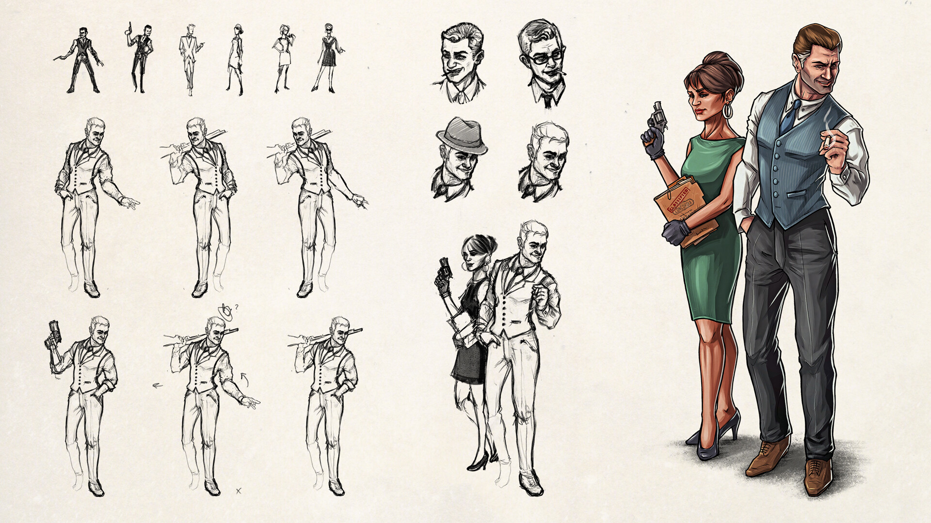Alex Viksten - Agents of Concordia - Character Design and Illustrations