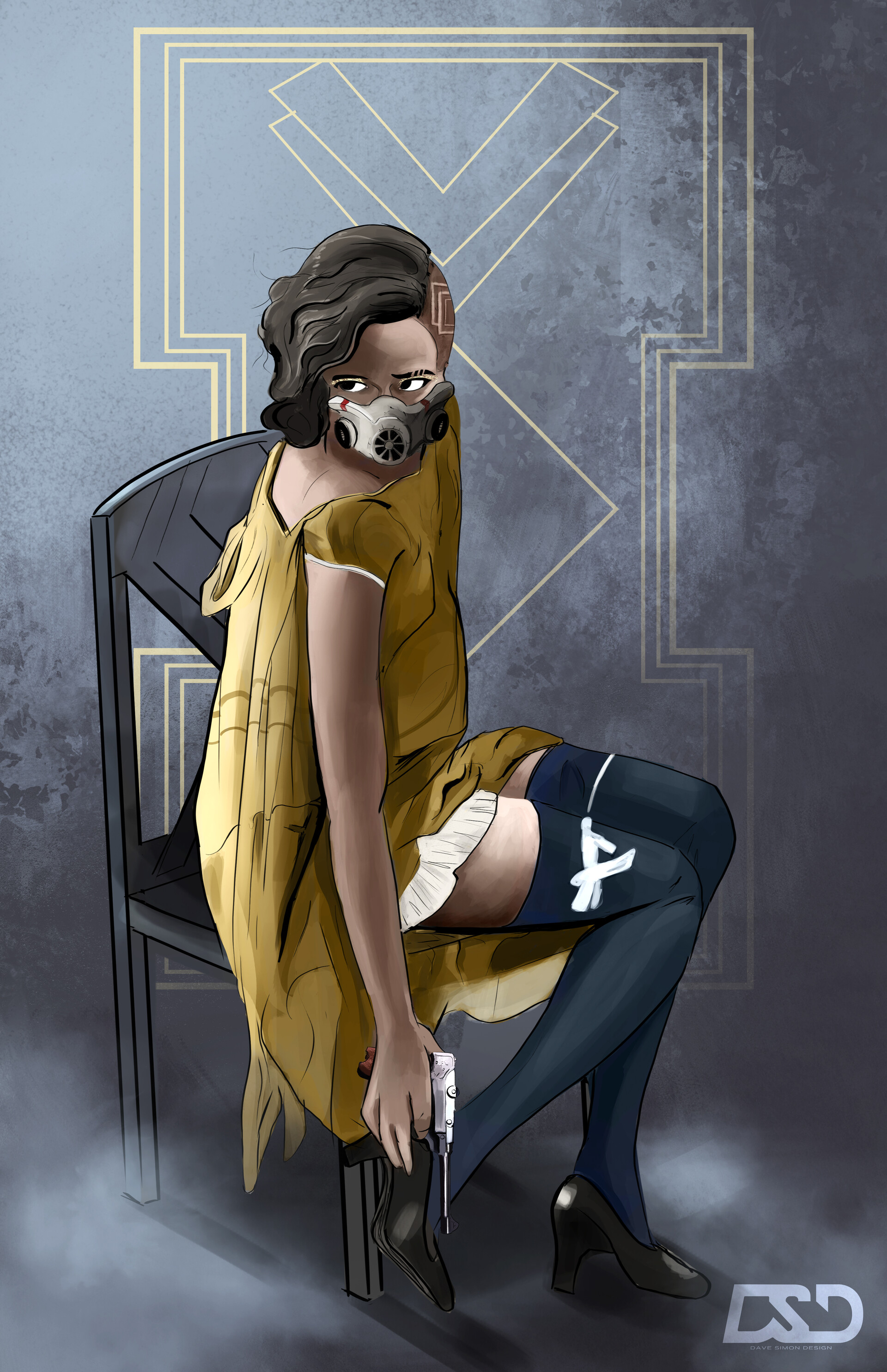 ArtStation - 'DecoPunk' Character Design