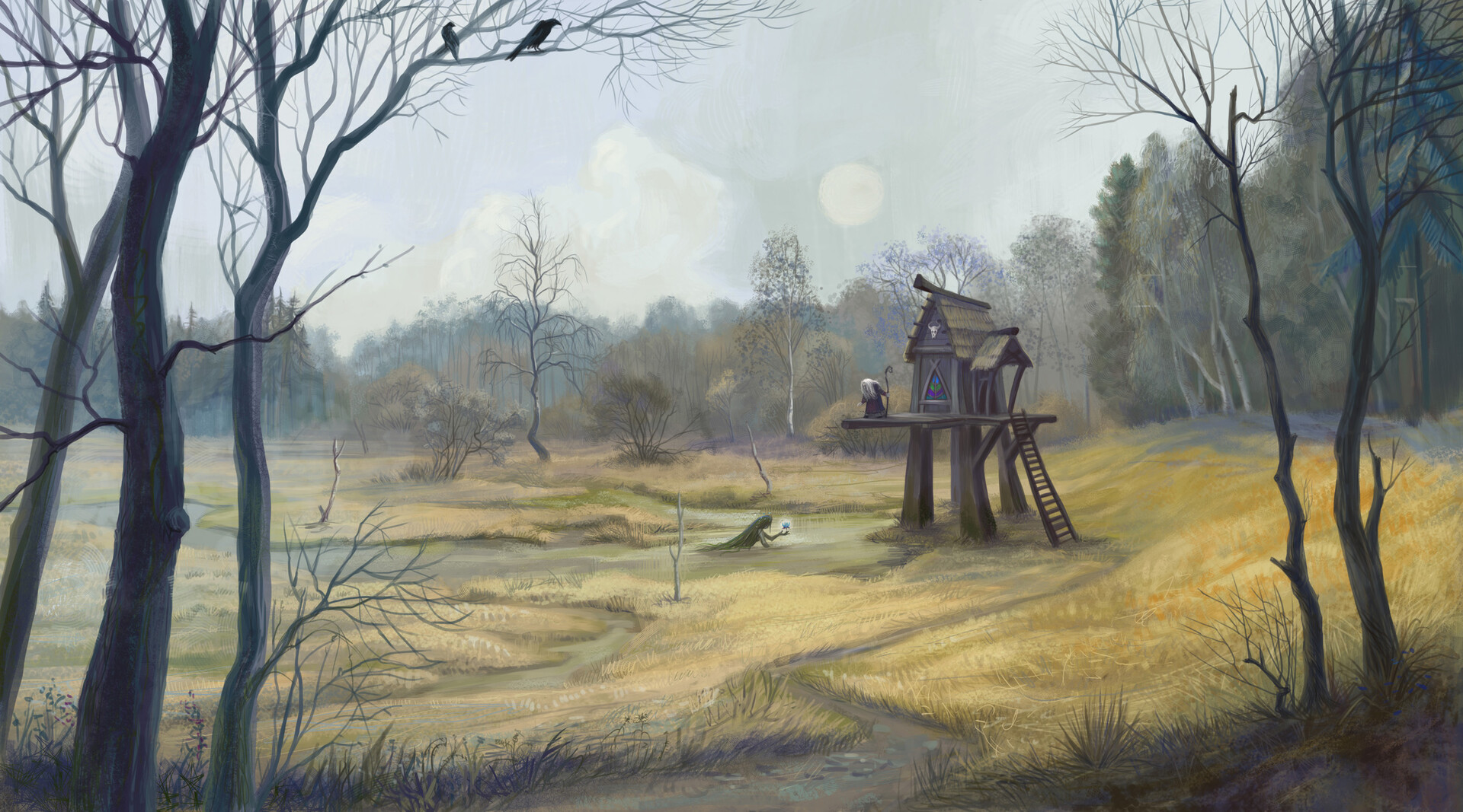 ArtStation - swamp witch